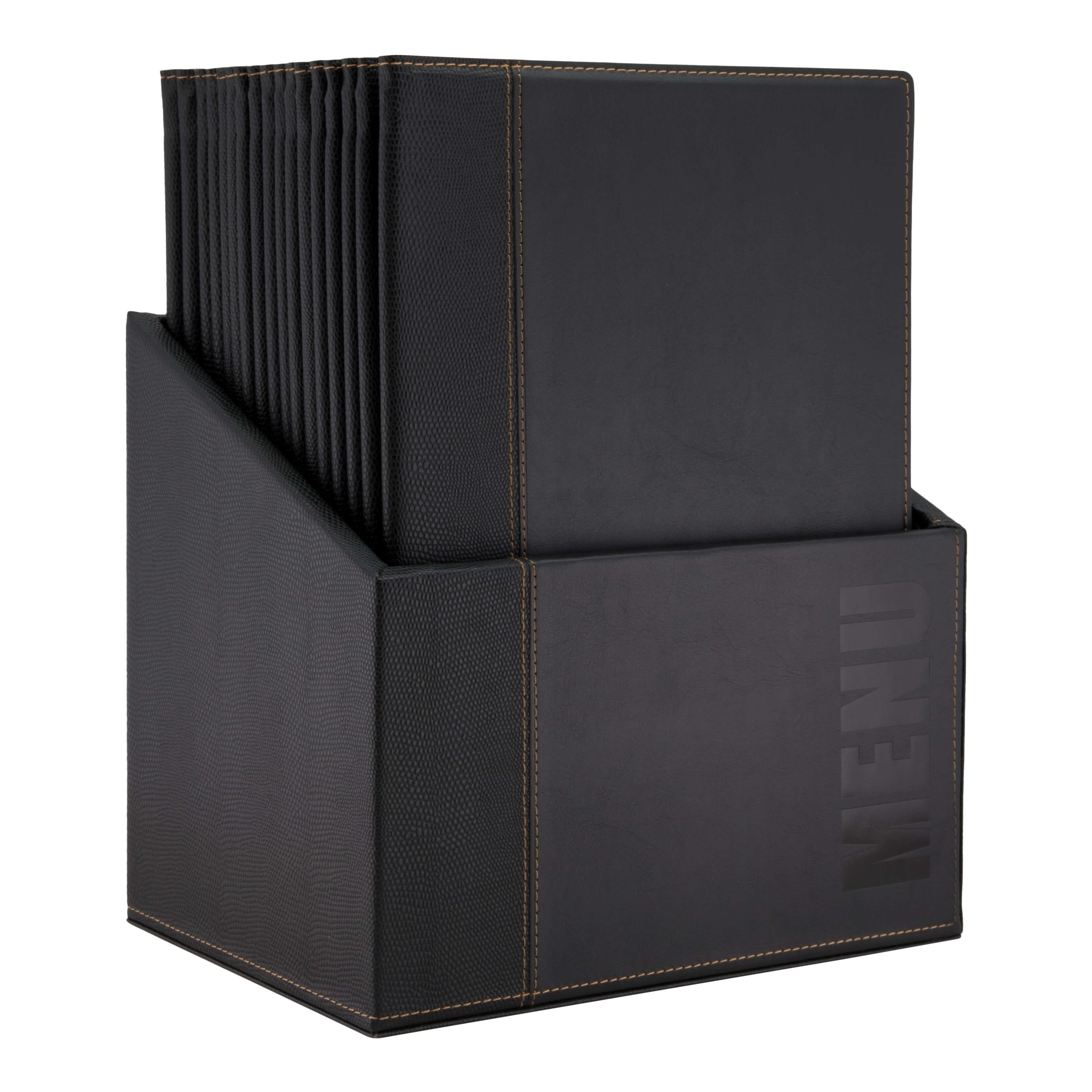 Faux Leather Menu Covers UK | A4 Modern Menu Covers