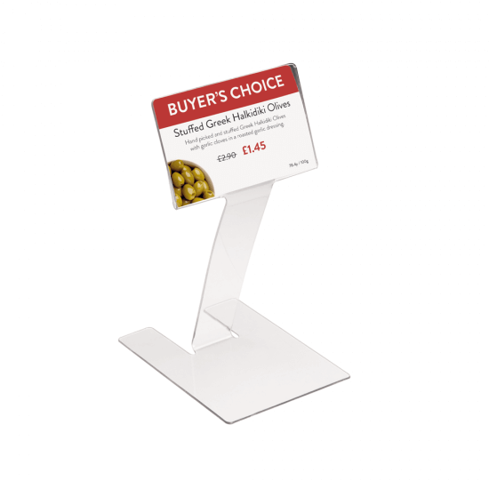 Deli Ticket Holders | Clear Deli Card Holder | UK POS