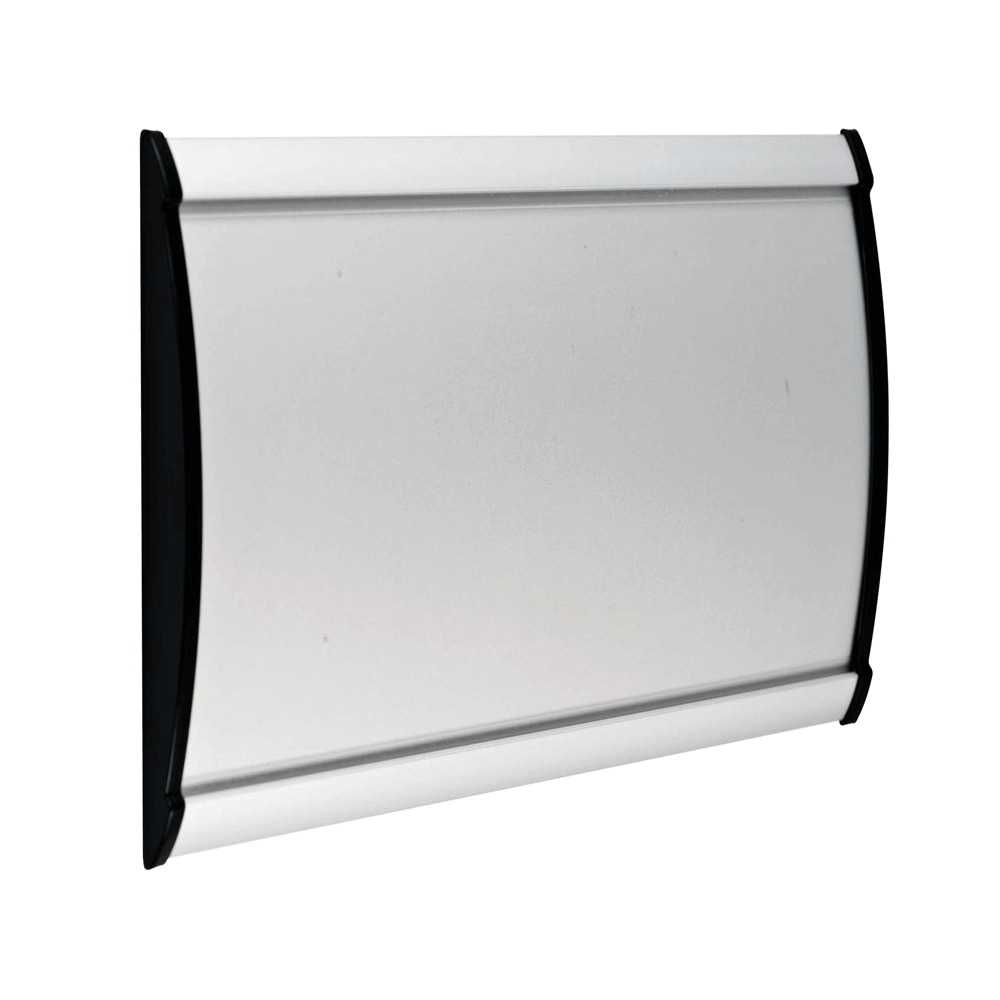 Aluminium Door Sign Holders | Curved Aluminium Sign Holder