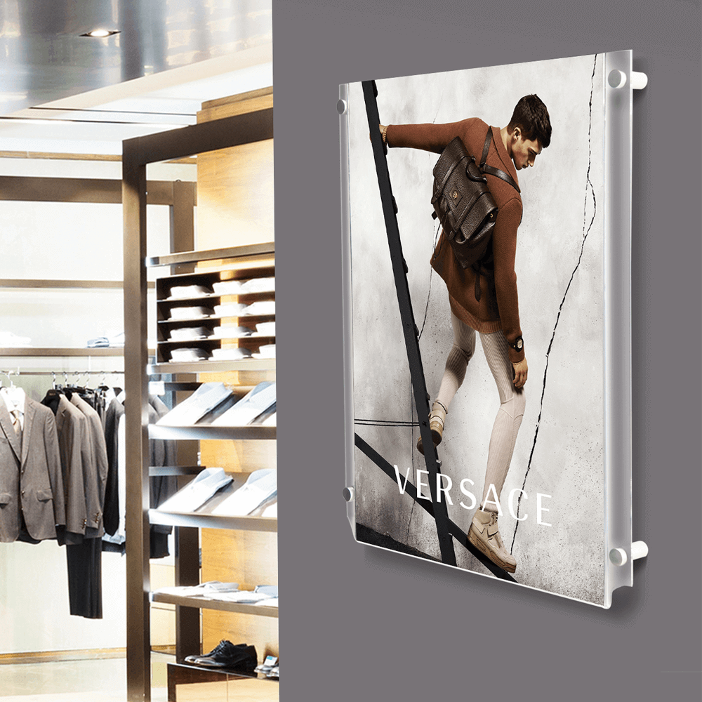 Acrylic Frames For Wall | Acrylic Wall Mounted Poster Kit