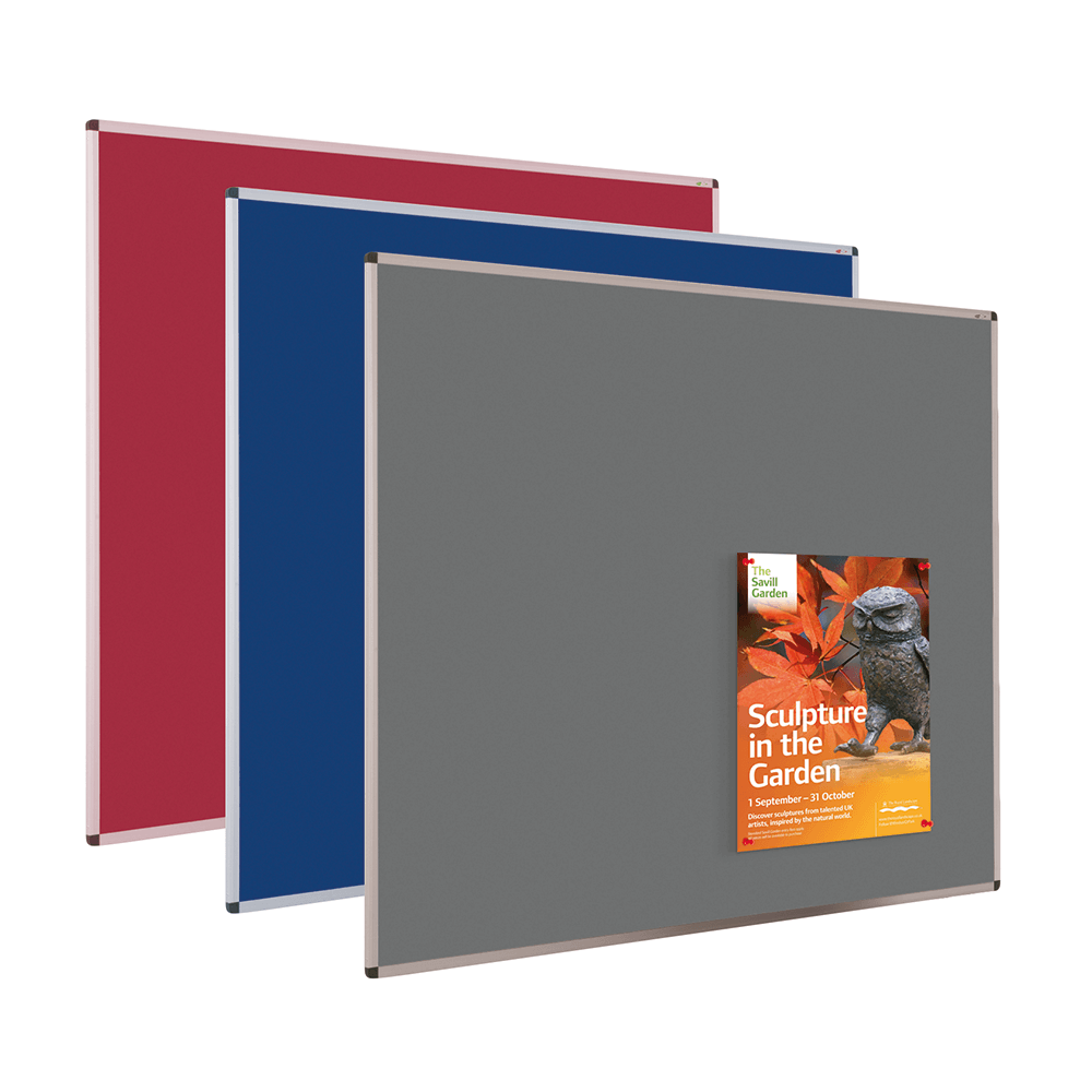 Felt Noticeboard for Display | Aluminium Framed Notice Board