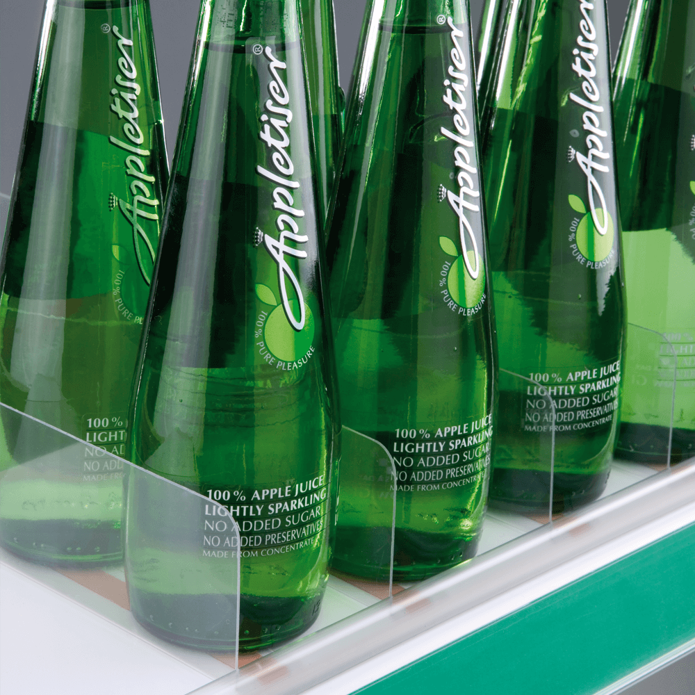 PVC Plastic Shelf Dividers | Retail Shelf Separators