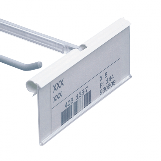 Flip Up Label Holder | Plastic Label Holders For Retail Hooks